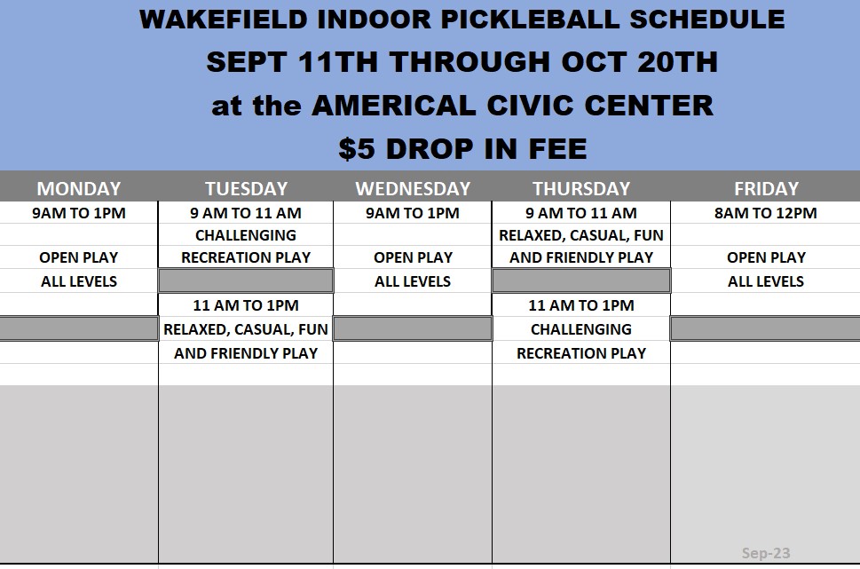 Wakefield Recreation: Online Registration by MyRec.com Recreation ...